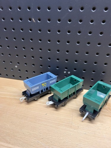 Thomas & Friends Trackmaster Cargo Lot Green Blue Hopper Set Of 3 | eBay
