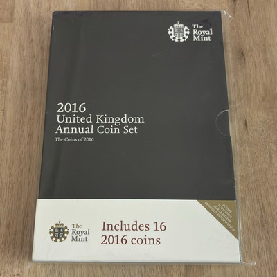 2016 Royal Mint UK Brilliant Uncirculated Annual Coin Set BU (34283 ...