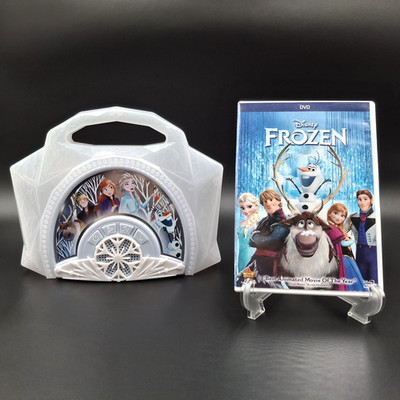 Disney Frozen Sing Along Portable Karaoke Microphone & Frozen Movie DVD ...