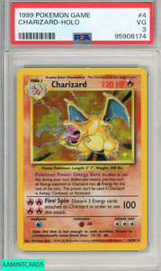 Charizard 1999 Pokemon Game #4 Unlimited Holo Price Guide - Sports Card ...