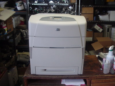 HP Color Laserjet 5550dn 5550n Large Format Printer *Cleaned & Serviced ...