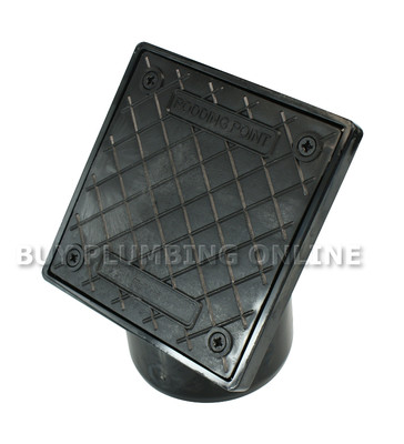 FloPlast 110mm Square Underground Rodding Point Black D883 | eBay