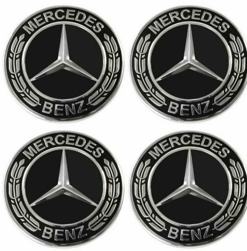 4x Mercedes Benz STICKERS ONLY Radnabenkappen-Aufkleber-Set 56mm MB A E S NL | eBay.de
