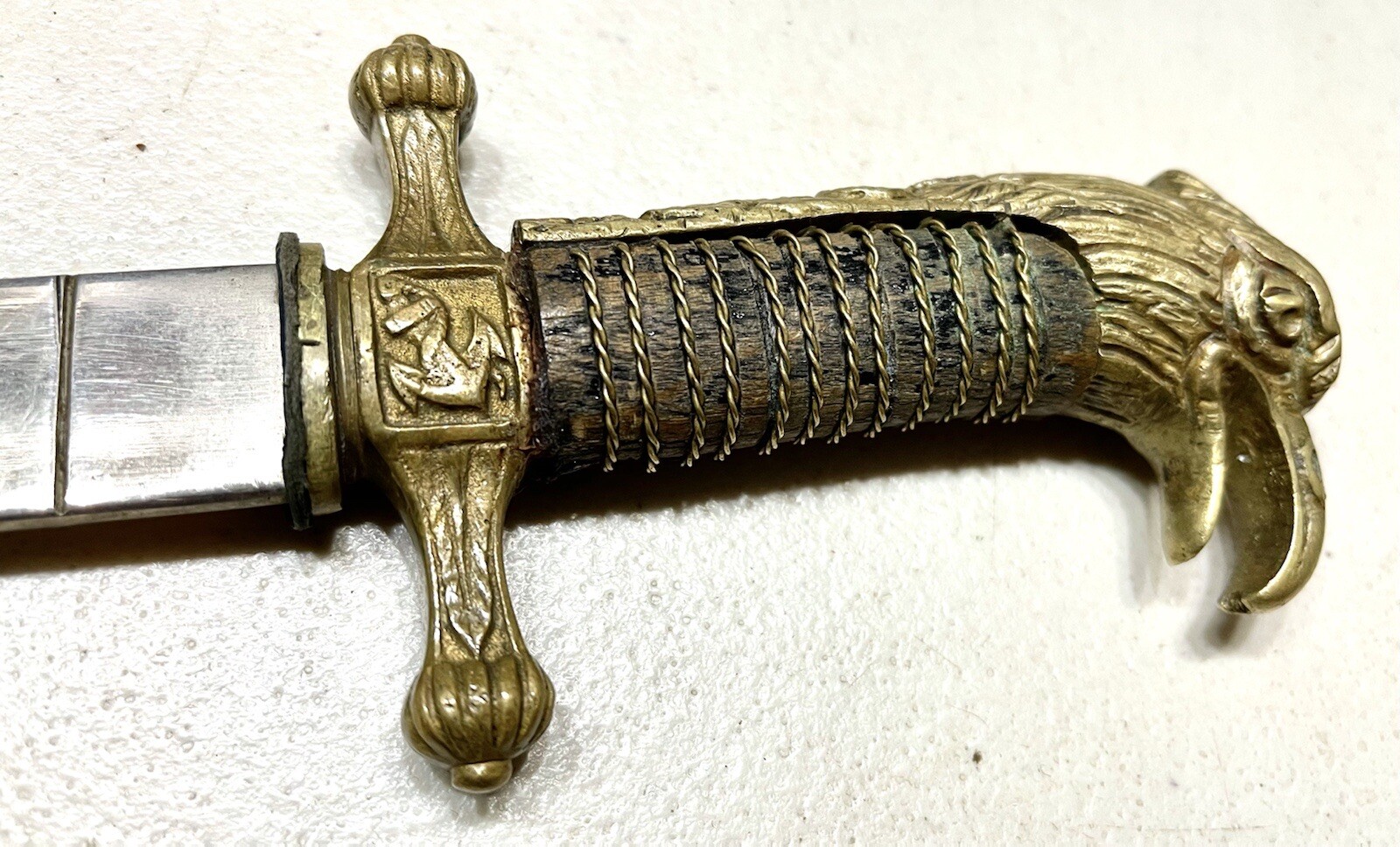 Vintage Antique WW2 Italian MVSN Navy Marine Leader Eagle Fascist ...