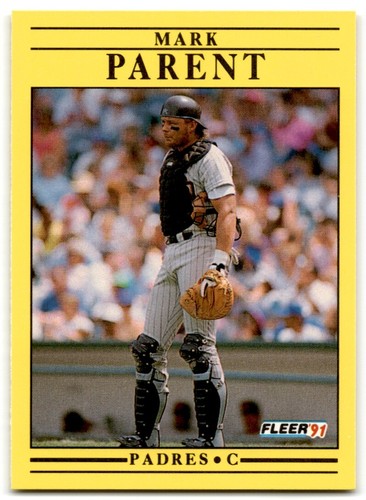 1991 Fleer Mark Parent San Diego Padres #538 | eBay