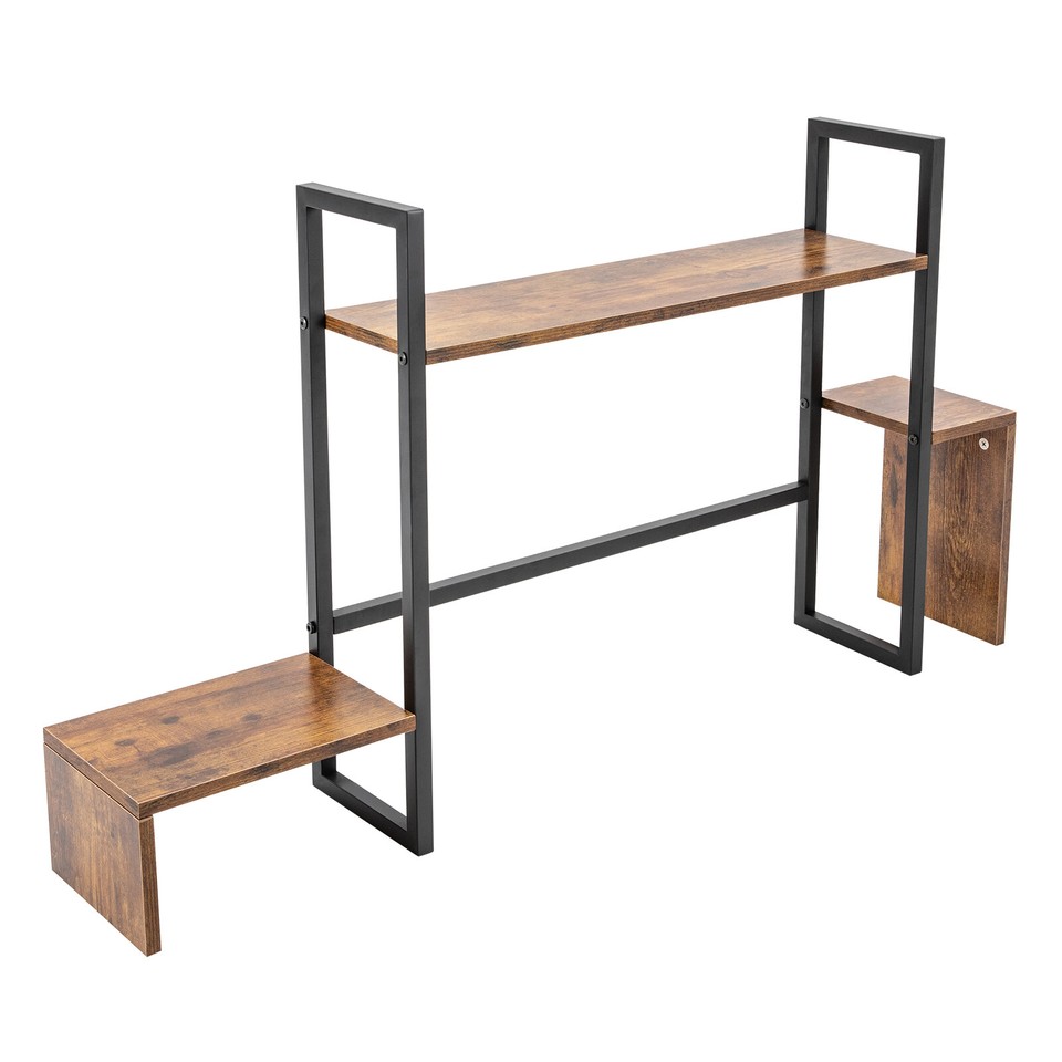 Countertop Computer Rack Desk Storage Organizer Desktop Bookshelf ...