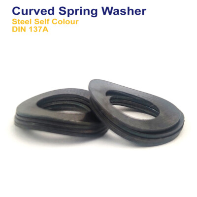 M5 - 5mm CURVED SPRING WASHERS STEEL PLAIN - DIN 137A | eBay UK