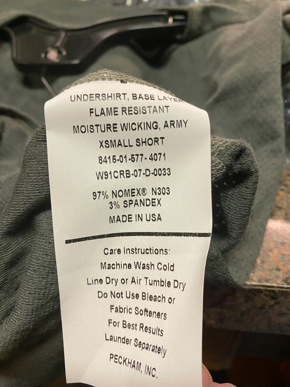 ADS 2- pack Undershirts, Base Layer FR(FREE), XSM/ S - NSN #8415-01-577 ...