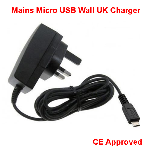 FAST CHARGER FOR TESCO HUDL TABLET MICRO USB MAINS WALL PLUG - 2Amp ...