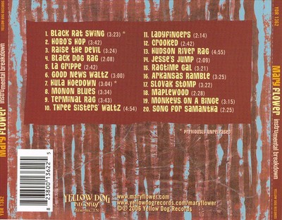 MARY FLOWER INSTRUMENTAL BREAKDOWN NEW CD 823800136225| eBay