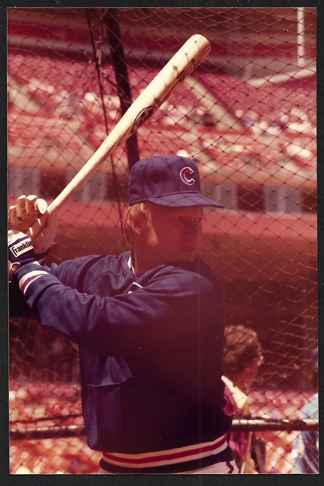 1984 Keith Moreland CHICAGO CUBS UNSIGNED 3-1/4 x 5 ORIGINAL SNAPSHOT ...