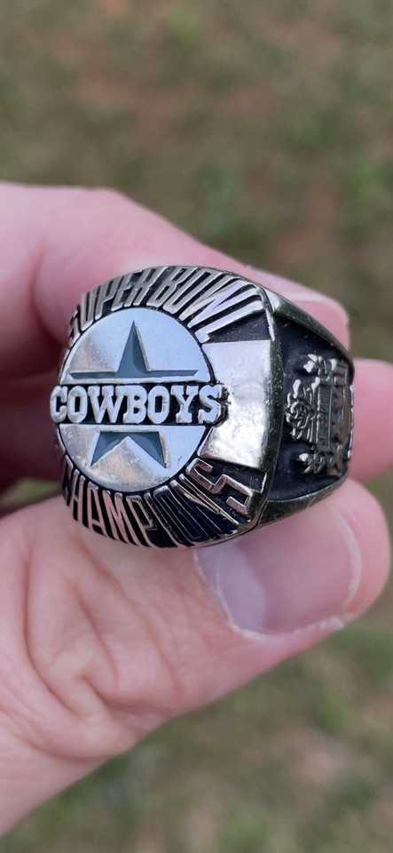 1992 Dallas Cowboys Super Bowl Championship Ring Sterling Silver ...