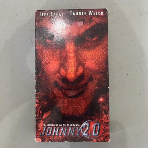 Johnny 2.0 VHS TAPE (Jeff Fahey, Tag new Welch, Sci-Fi, 1999, Thriller ...