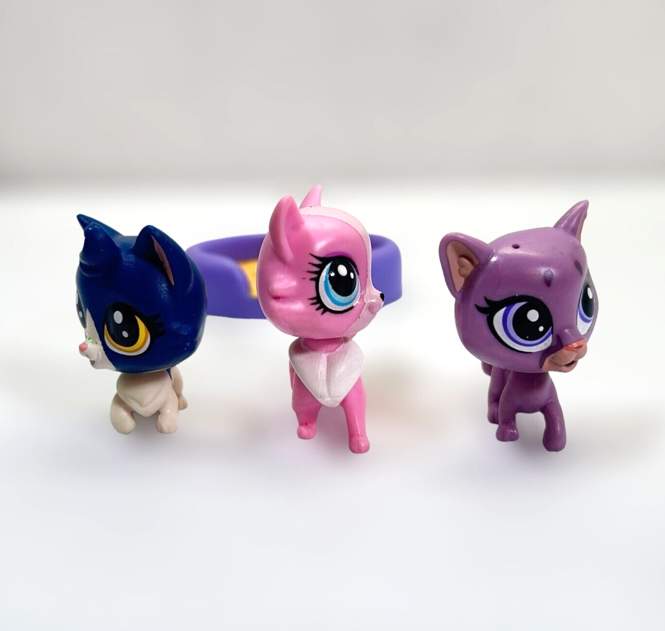 Littlest Pet Shop LPS Lot #3679 Lily Laroux #35 Sunny Cougar #3848 ...