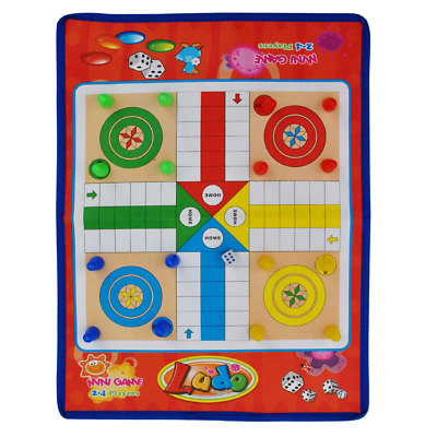 Ludo Game Mat Family Traditional Giant Fun Kids Board Play Medium Four ...