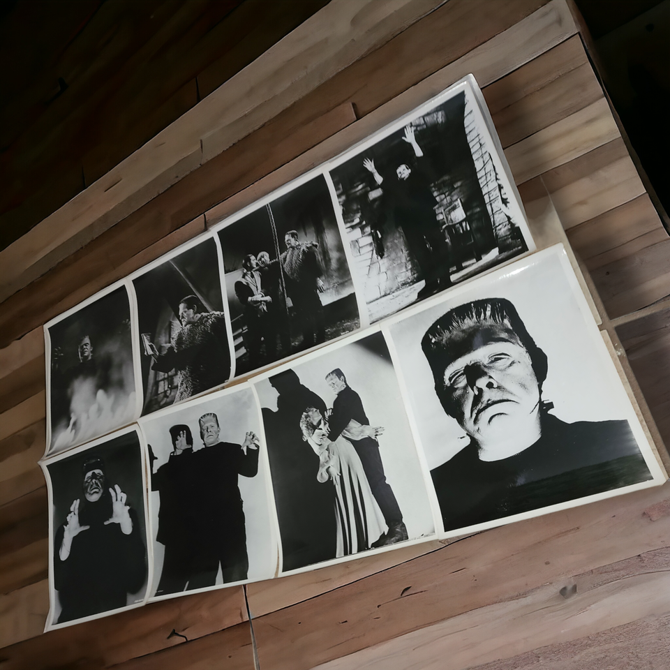 VINTAGE 1980S COLLECTOR'S 8 RP LOT FRANKENSTEIN MOVIE PHOTOS | eBay