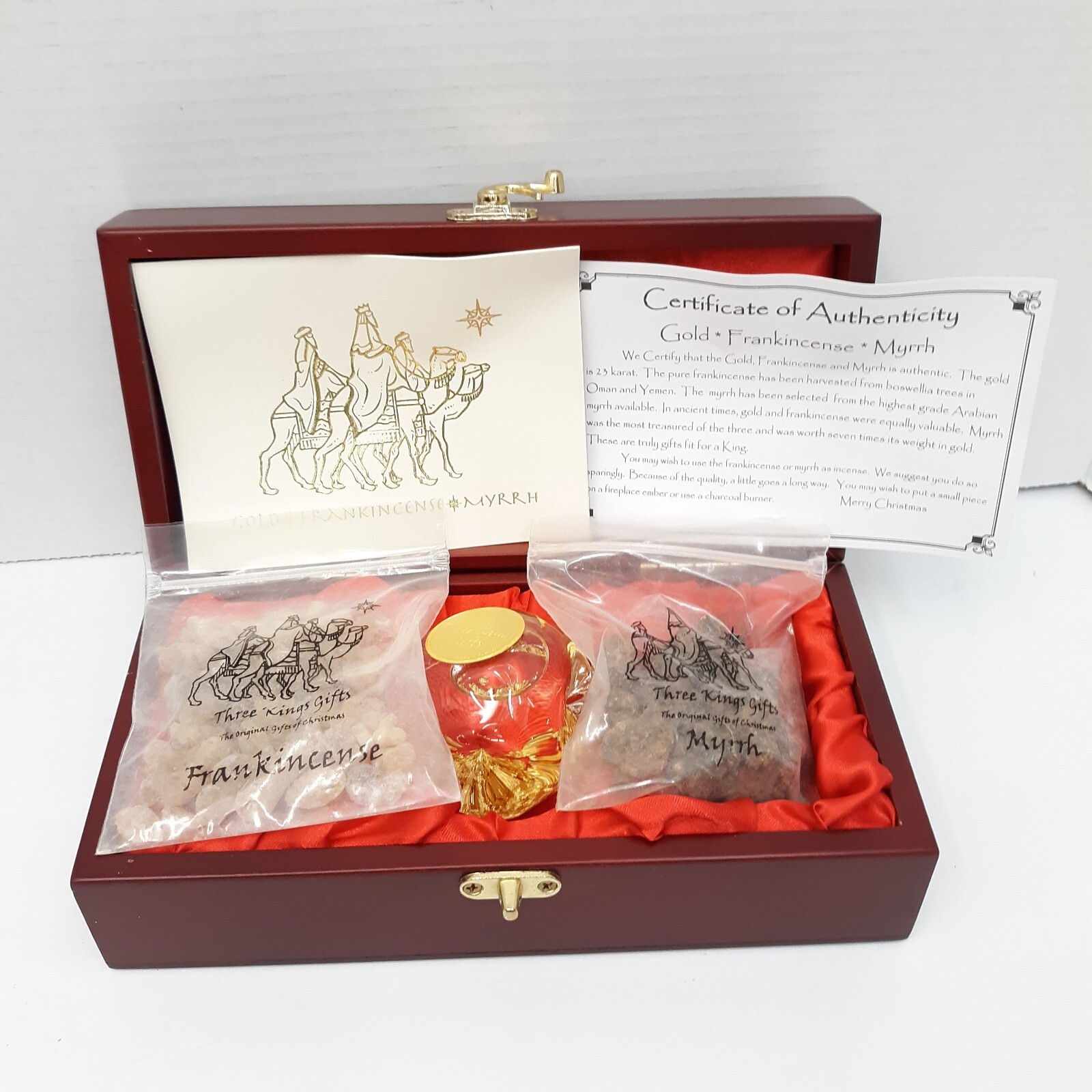 Gold Frankincense And Myrrh Gifts