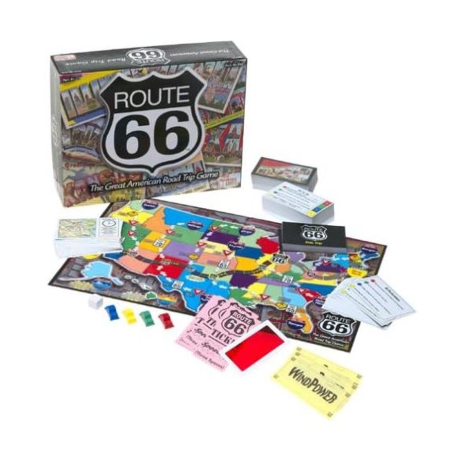 Endless Games Boardgame Route 66 - The Great American Road Trip Game ...