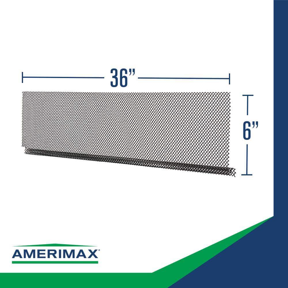 Amerimax Home Products 636025 Lock-in Gutter Guard Black for sale ...