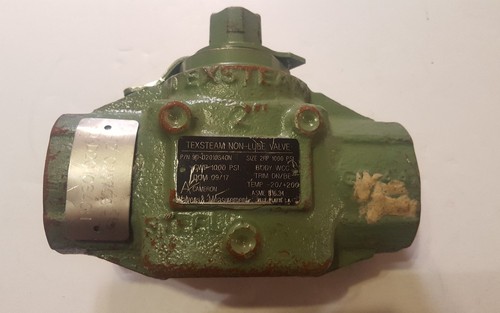 TexSteam Non-Lube Valve p/n 9D-D2010S40N Size 2RP 1000 PSI | eBay