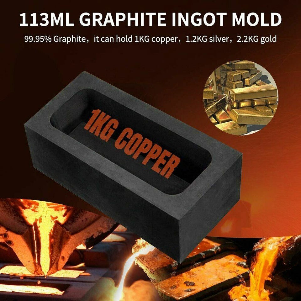 12KG Gas Metal Melting Furnace Propane Gold Silver Copper Smelter ...