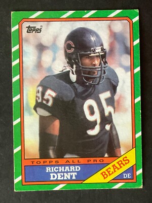 Richard Dent 1986 Topps Football Card #19 - Chicago Bears Hall of Famer ...