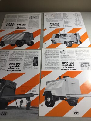 Joy Portable Air Compressors Sales Brochures | eBay