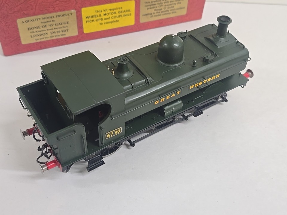 MEGA KITS 7MM O GAUGE ETCHED BRASS GREAT WESTERN 6730 0-6-0 PANNIER ...