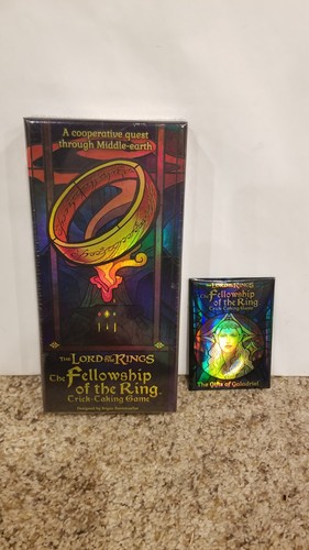 LotR Fellowship Of The Ring Trick Taking Card Game w/ Galadriel Promo ...