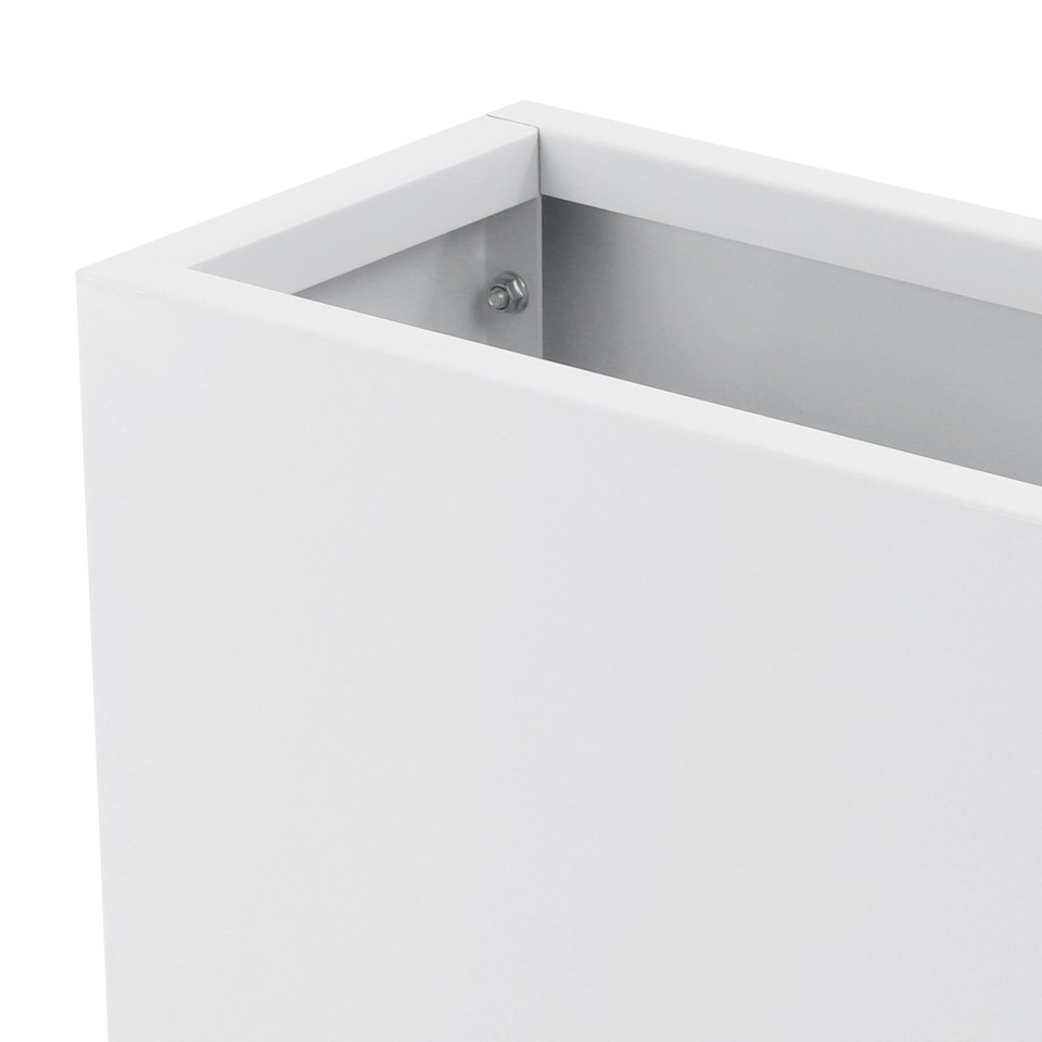 Tall Outdoor Planter Box, Rectangular Metal Planter Box 20.5*10*22in ...