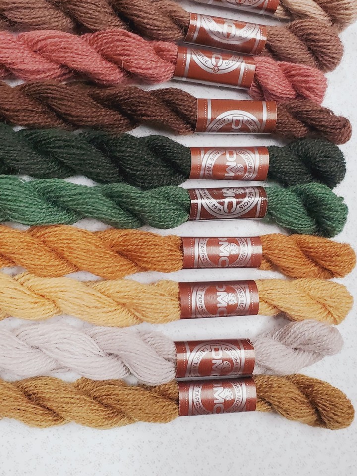 LOT of 14 DMC MEDICIS Tapestry Wool 14 Different Colors LOT | eBay