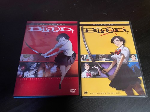 Blood+ “Plus” Volume 1 & Volume 2 Anime DVDs Episodes 1-10 Aniplex Sony ...