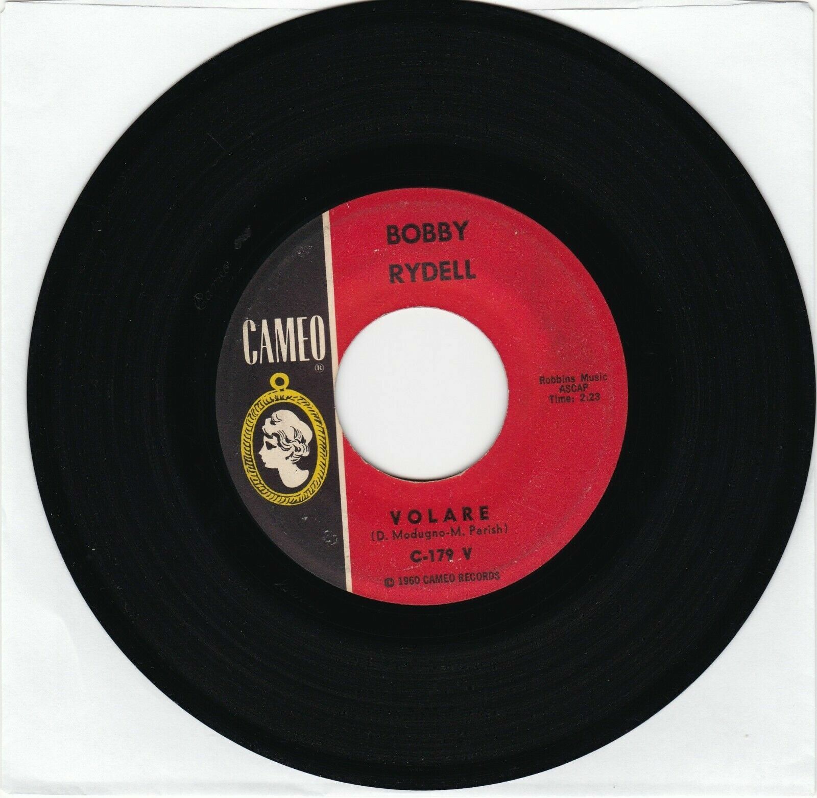 BOBBY RYDELL, VOLARE b/w I'D DO IT AGAIN, VINYL, 7" inch, Cameo Records ...
