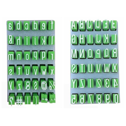 Alphanumeric Presser / Alphabet Clay Seal Clay Stamps Tools Mini ...