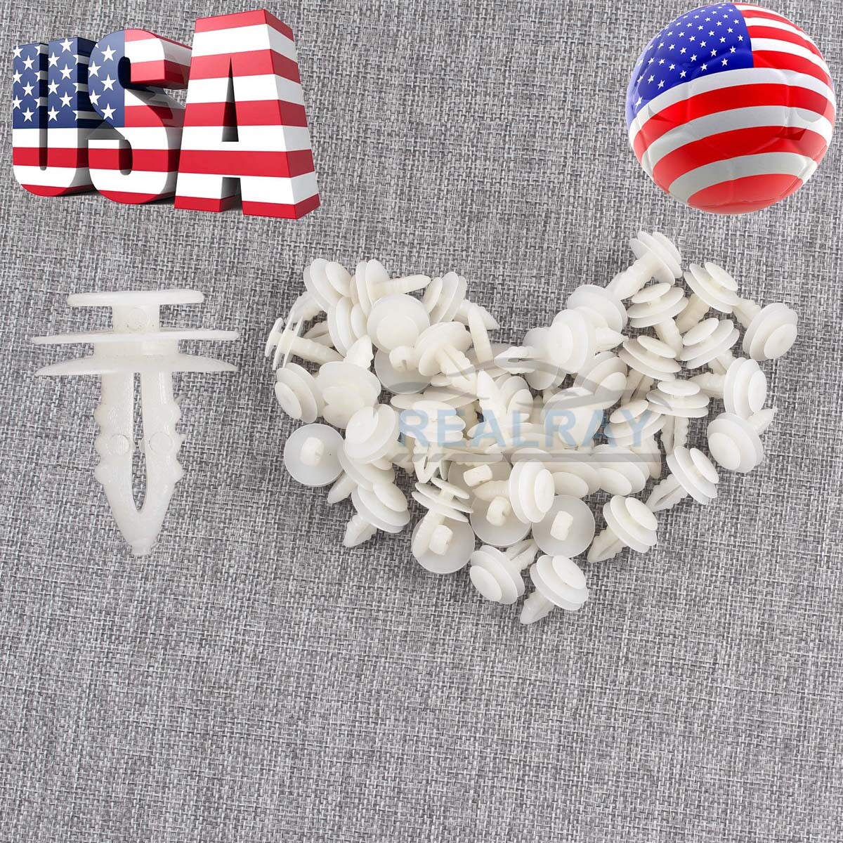 For 1973-86 Ford Bronco Truck F100 F250 F350 Door Trim Panel Clips ...