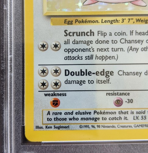 Pokémon TCG Chansey Base Set 3/102 Holo 1st Edition Holo Rare for sale ...