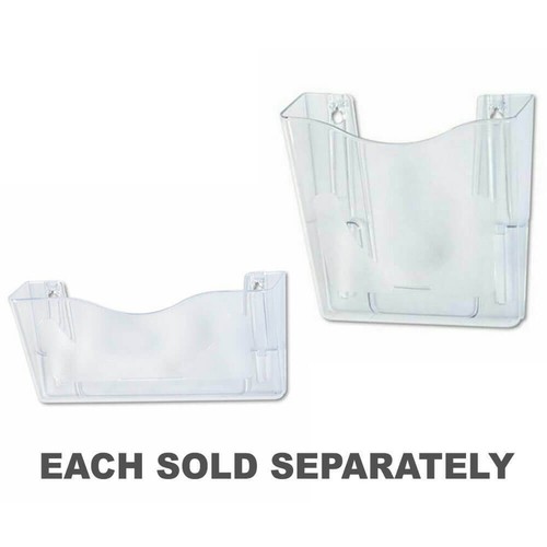 Deflecto Docupocket Wall File Pocket Clear Extra Sturdy Contemporary ...