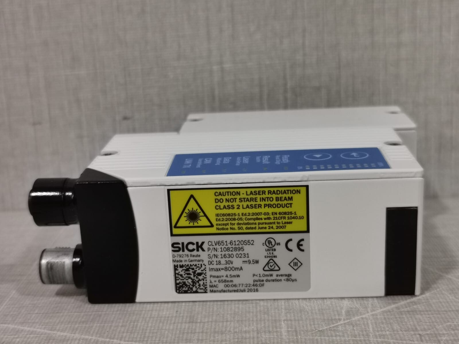 SICK CLV651-6120S52 1082895 BARCODE SCANNER CONTROLLER | eBay
