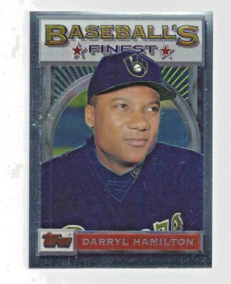 Darryl Hamilton 1993 Topps Finest MLB Lot of 9 Card # 45 Brewers | eBay
