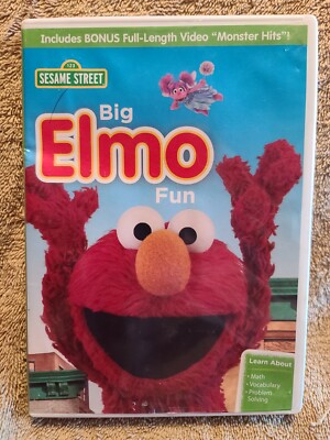 SHELF00j DVD tested~ 123 Sesame Street - big elmo fun | eBay