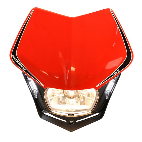 Beta 430 RR Rtech Universal V-Face Headlight With Led Red | eBay