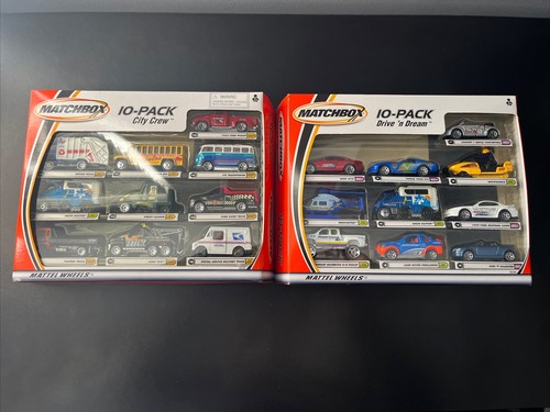 Matchbox 2001 10-Packs Lot of 2 20 Vehicles Limited Edition Rare City ...
