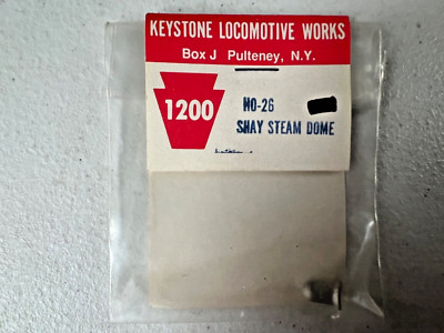 Keystone Locomotive Works #26 HO Scale Metal Shay Steam Dome - NOS | eBay