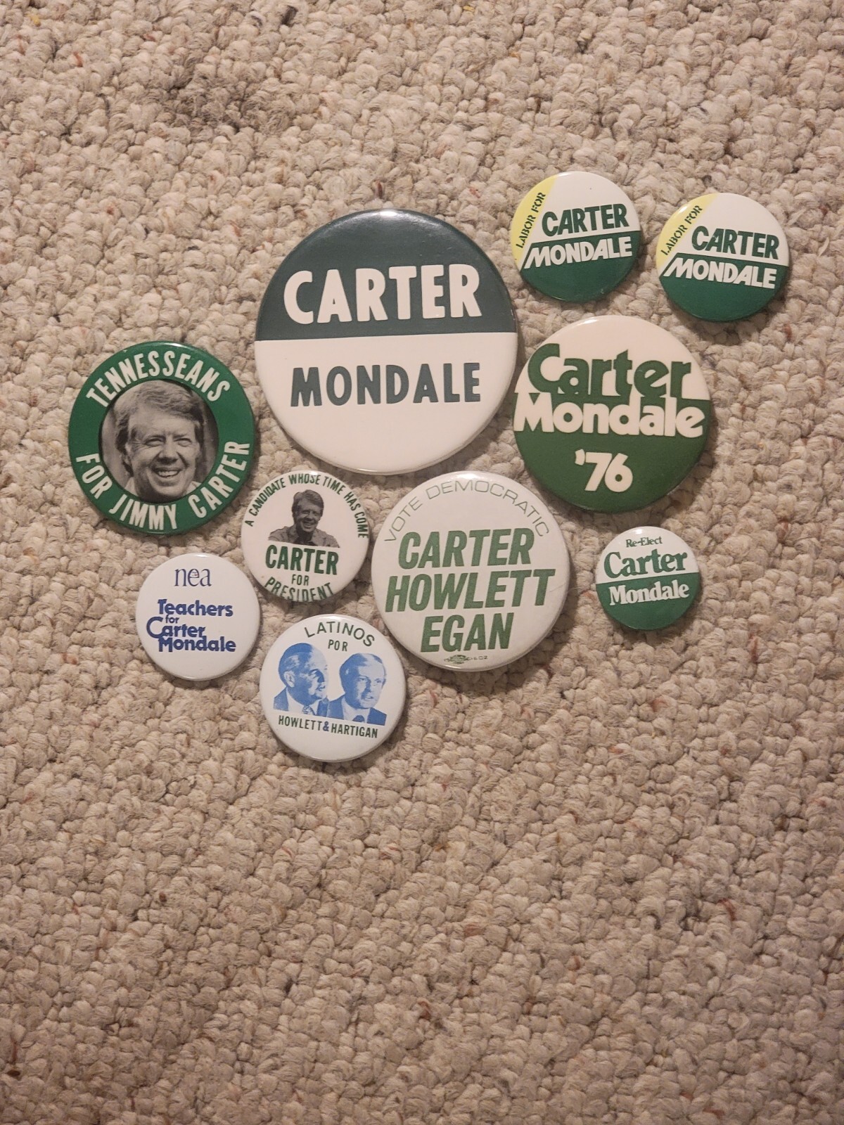 Jimmy Carter Campaign Pin Political Buttons | eBay