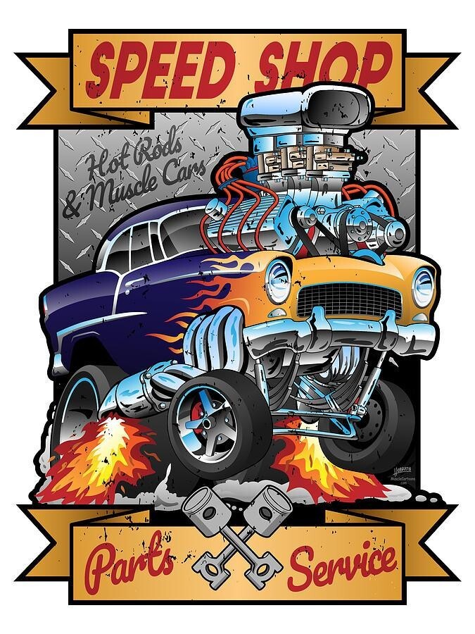 Hot Rod Bumper Stickers 2-Pack "Keep On Truckin'" Rat Fink Stickers ...