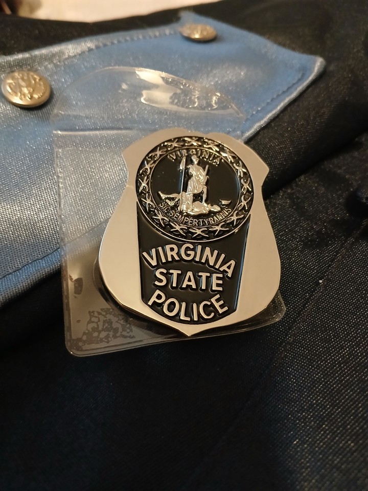 Virginia State Police badge coin trooper rare trooper vsp patch emblem ...