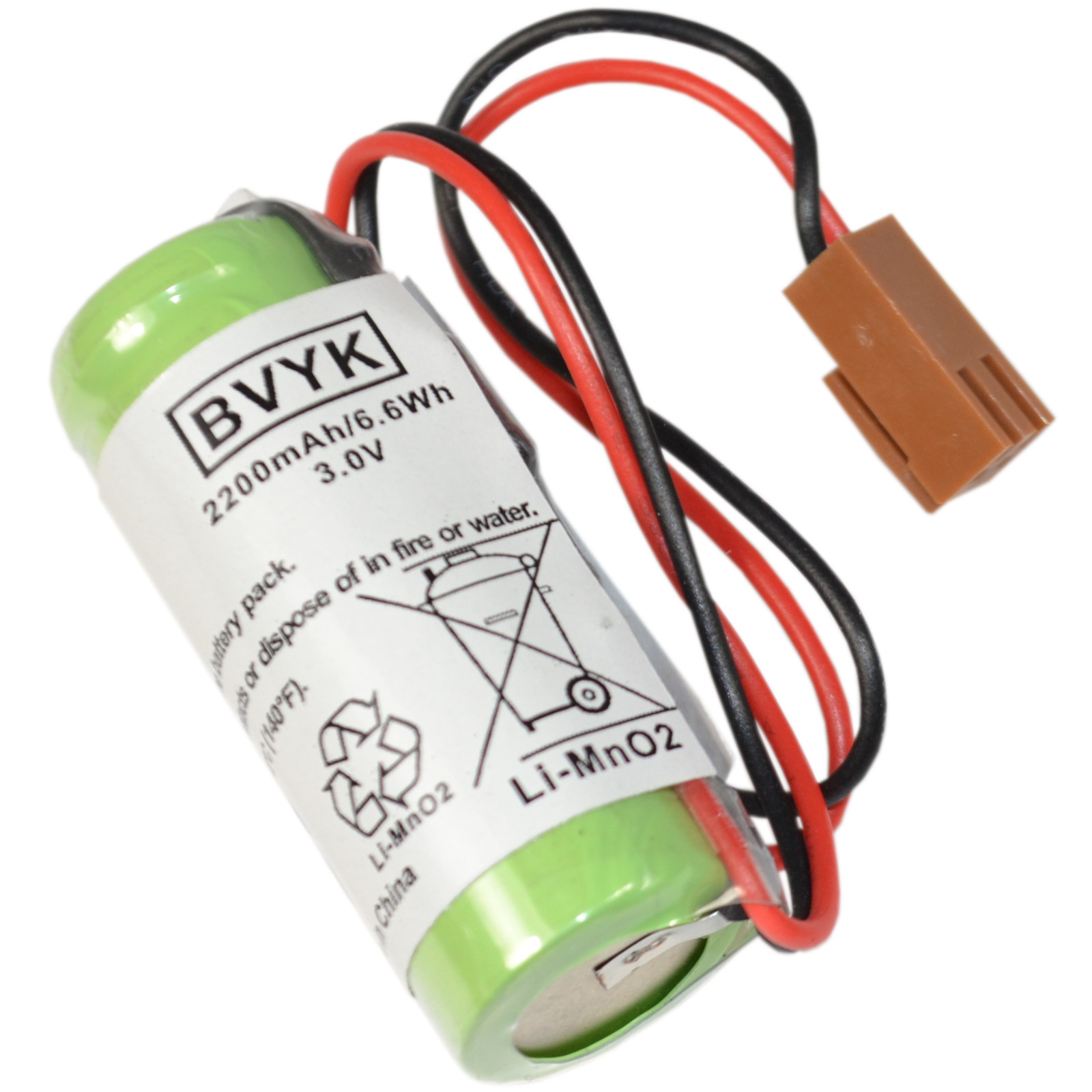 2200mAh Battery for Fanuc CNC Series, A98L-0031-0012 A02B-0200-K102 ...