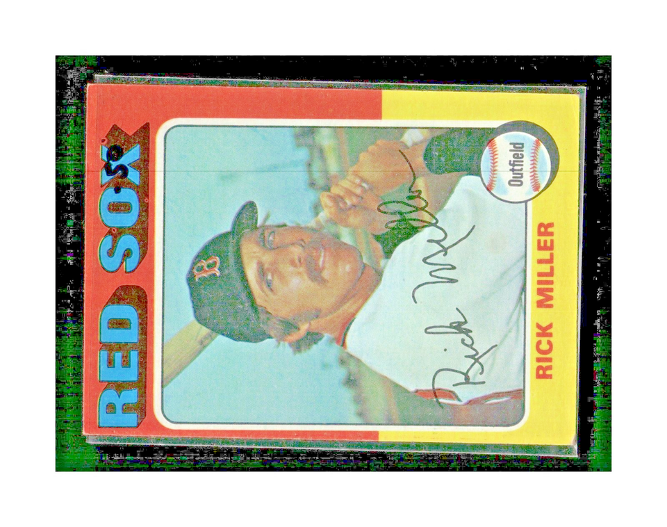 1975 Topps #103 Rick Miller BASEBALL Boston Red Sox | eBay