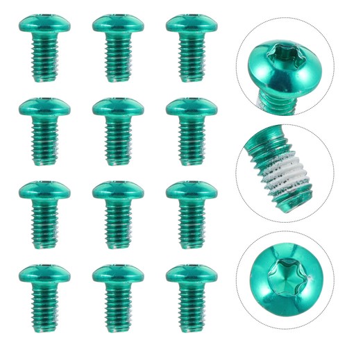of 12 Pcs Bike Disc Bolts Disc Fixing Screws Colorful Brake Screws | eBay