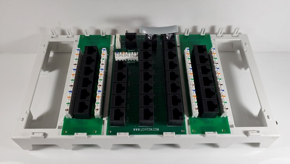 Leviton professional grade 12-port structured media panel. | eBay